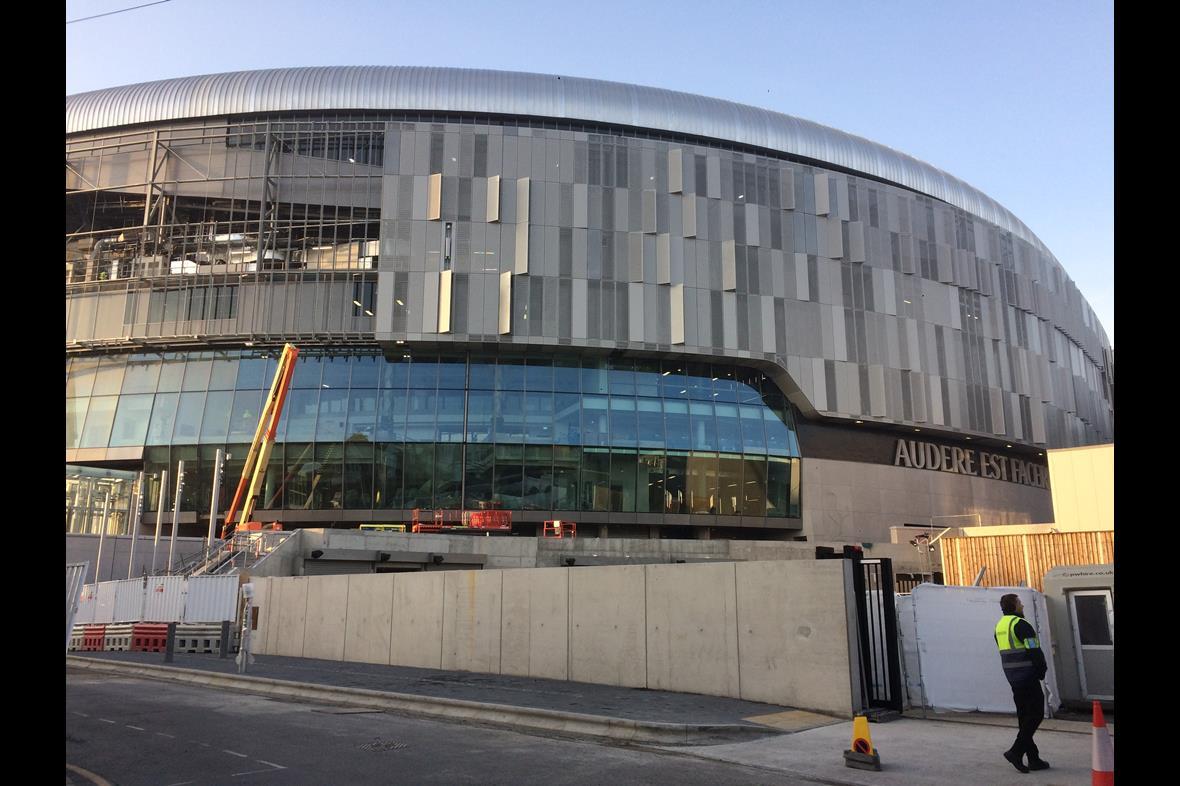 In pictures: How Spurs' stadium now looks, nearly five months after ...